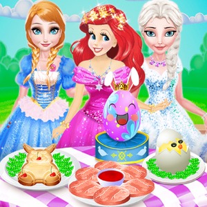 Disney Princess Cake Cooking - The delicious cake of the princess