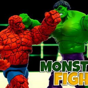 Monsters Fight - Jigsaw of monster pictures