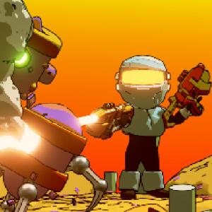 Blocky Gun Paintball - Defeat enemies and become a top gunner